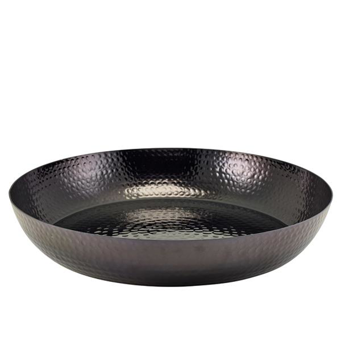 GenWare Black Hammered Aluminium Platter 44cm