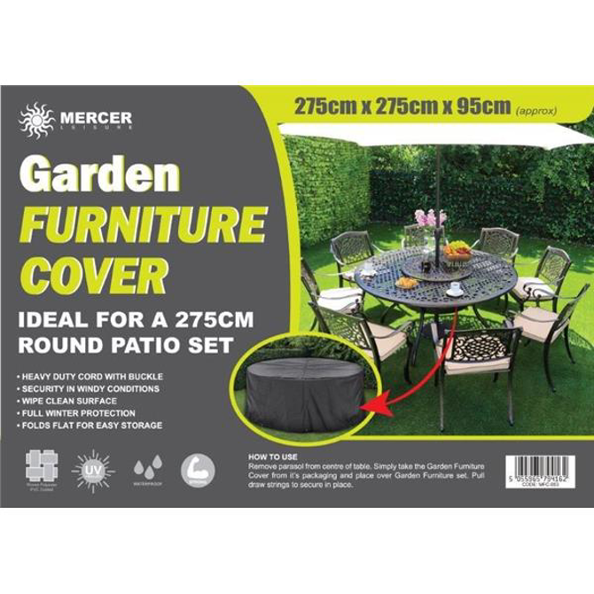Round Patio Cover 275cm