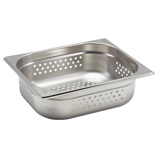 Perforated Stainless Steel Gastronorm Pan 1/2 - 10cm Deep