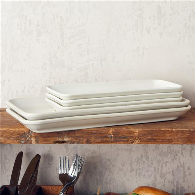 Terra Stoneware Antigo Barley Narrow Rectangular Platter 27 x 12.5cm