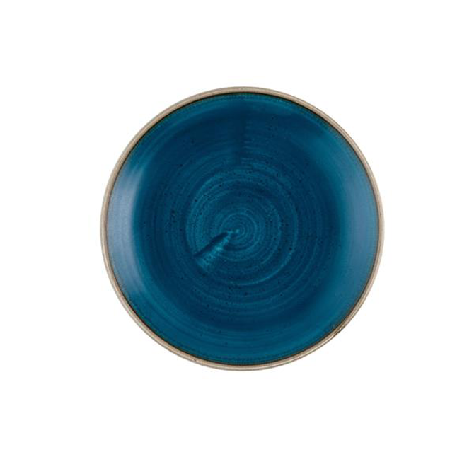 Churchill Stonecast Java Blue Evolve Coupe Plate 6.5inch / 16.5cm