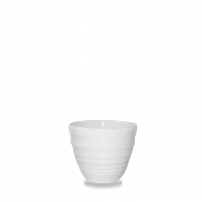 White Ripple Dipper Pot 4oz