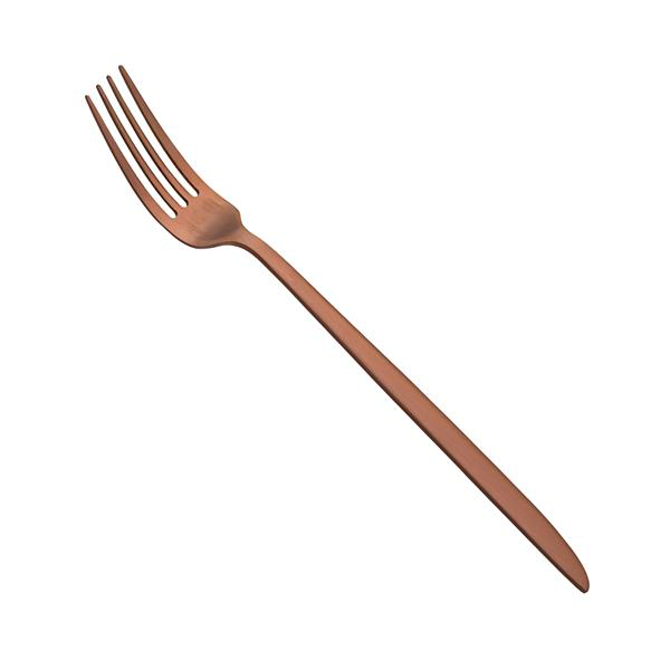 Orca Matt Copper Dessert Fork