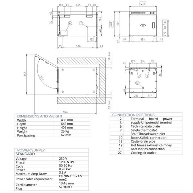 Spidocook CaldoLux SCH030 Cook & Hold Oven