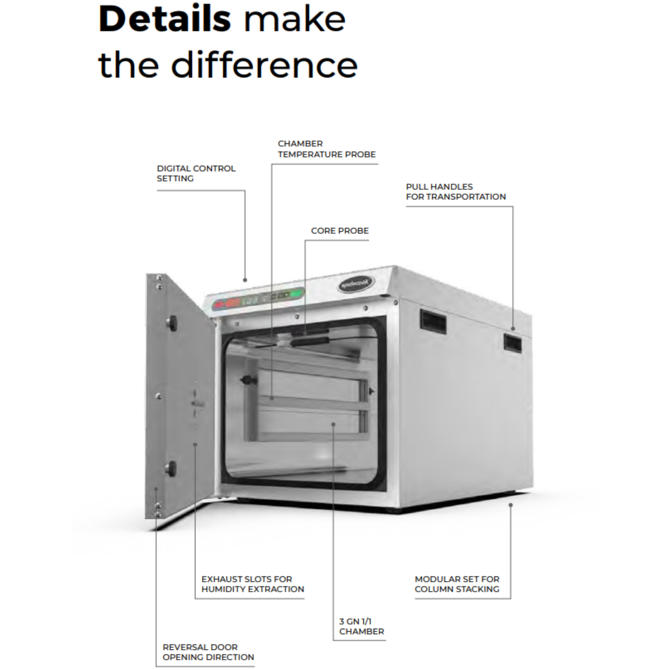 Spidocook CaldoLux SCH030 Cook & Hold Oven