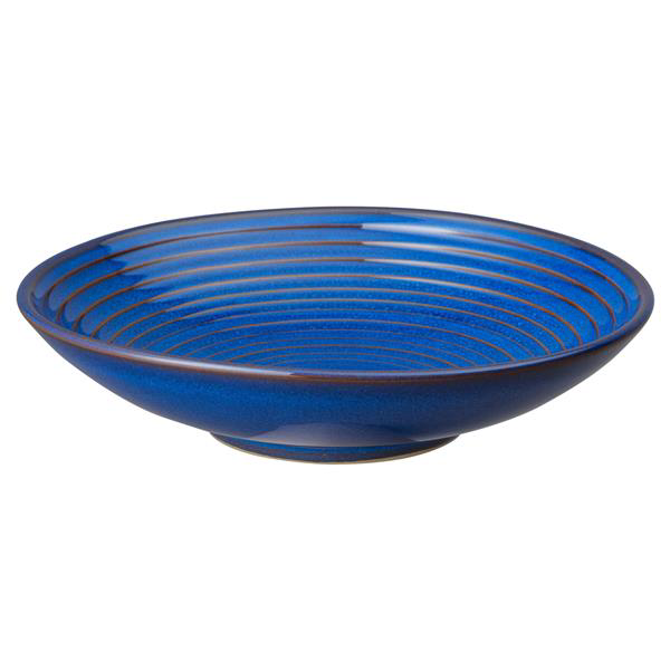Imperial Blue Medium Ridged Bowl 22.25inch / 5.5cm