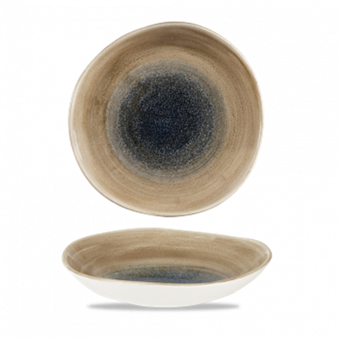 Stonecast Aqueous Bayou Round Trace Bowl 9.875inch