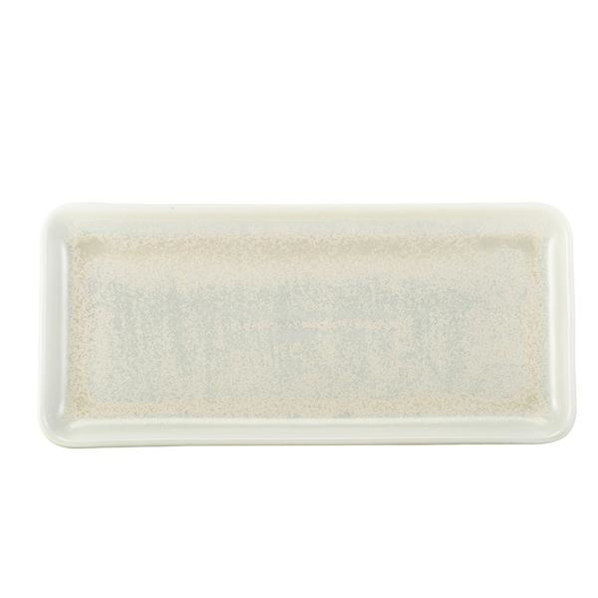 Terra Porcelain Pearl Narrow Rectangular Platter 31 x 14cm