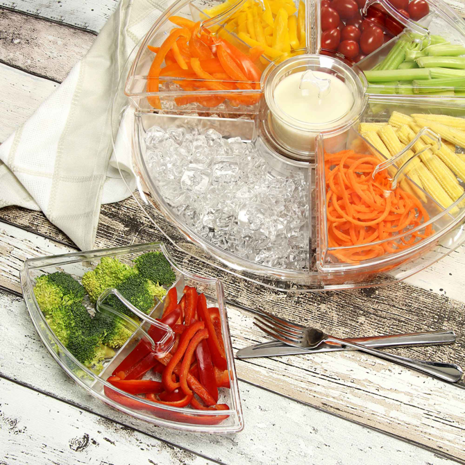 On Ice 8 Section Appetiser Tray