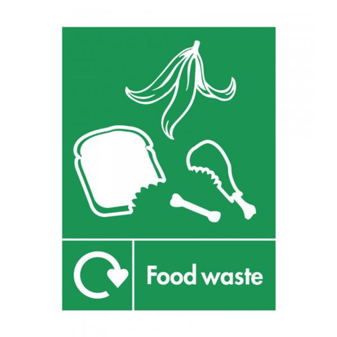 Food Waste Recycling Sticker 200 x 150mm