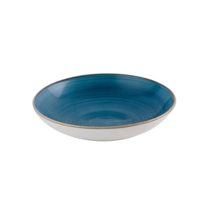 Churchill Stonecast Java Blue Evolve Coupe Bowl 9.75inch / 24.75cm
