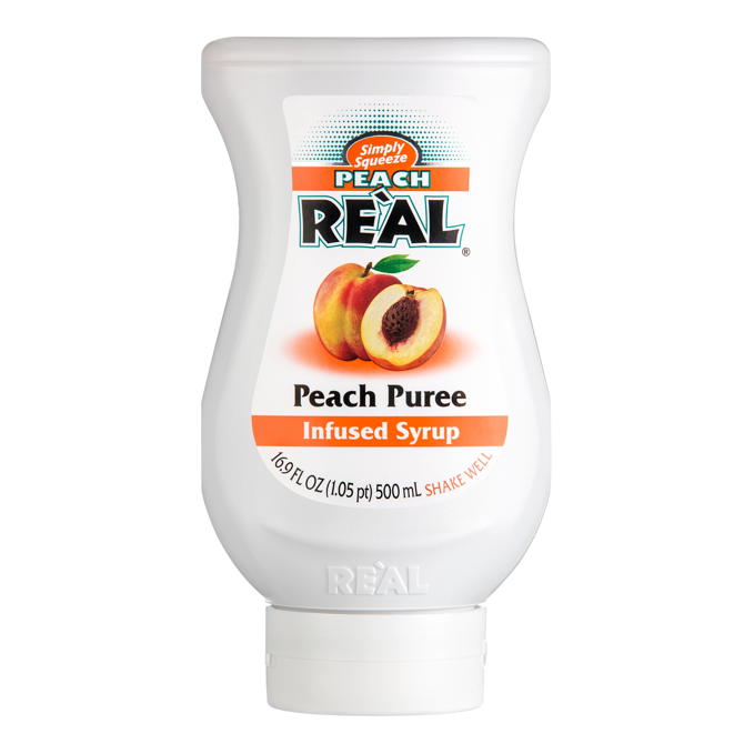 Reàl Peach Puree Infused Syrup 50cl