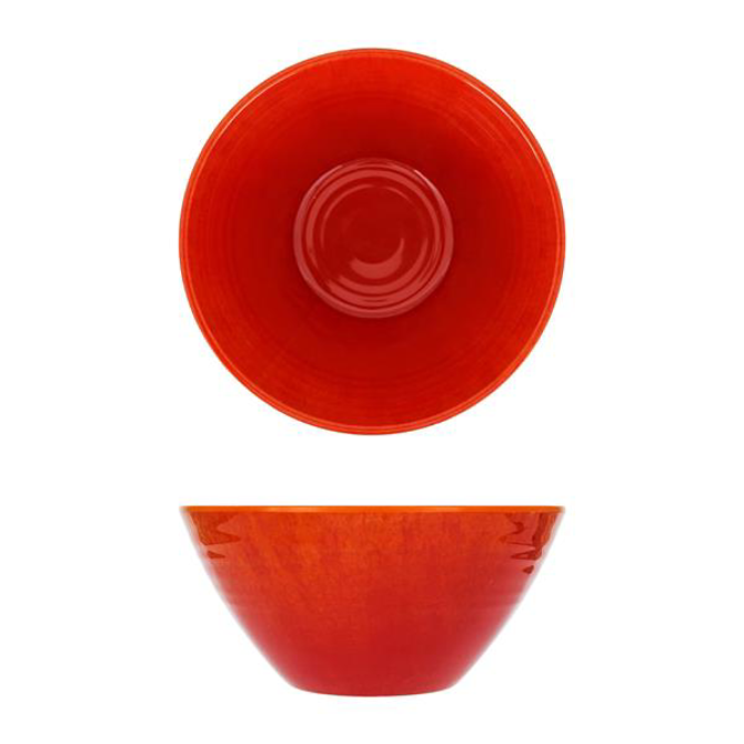 Orange Glazed Melamine Casablanca Bowl 20.5 x 9.5cm