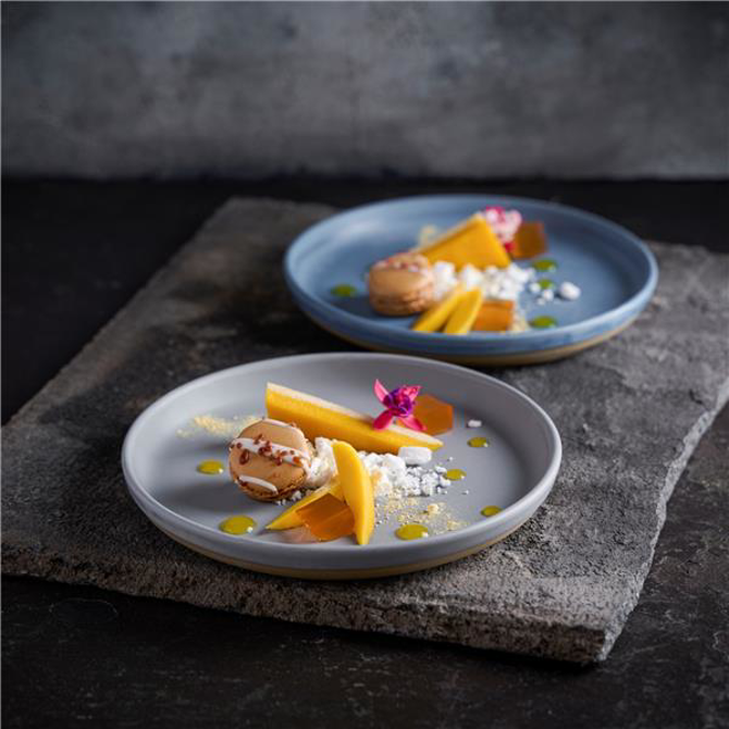 Churchill Emerge Seattle Grey Walled Plate 8.25inch / 21cm