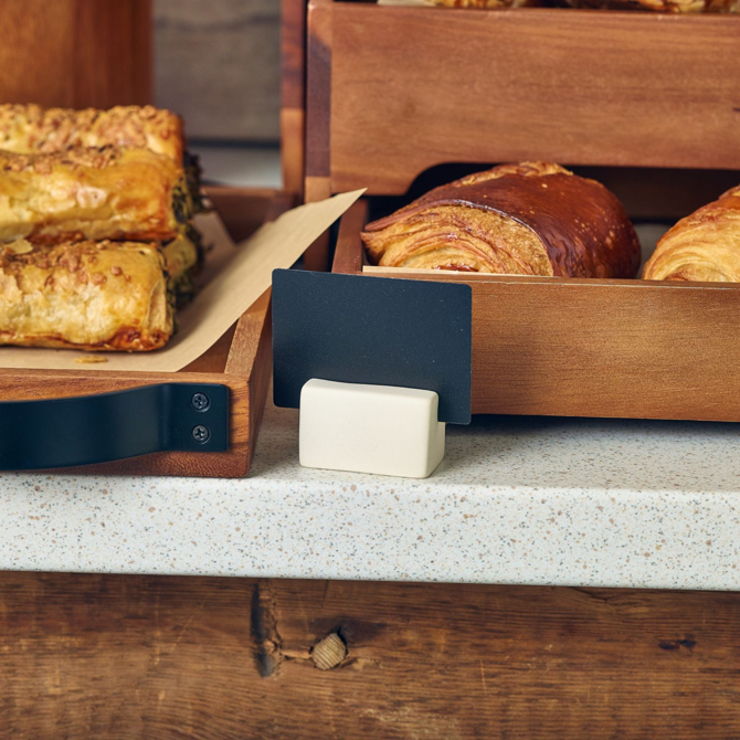 GenWare Ceramic Sign Holder 5 x 3 x 3cm