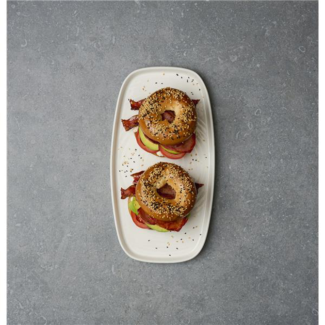 Chefs` Plates White Walled Oblong Plate 11.75inch x 6inch