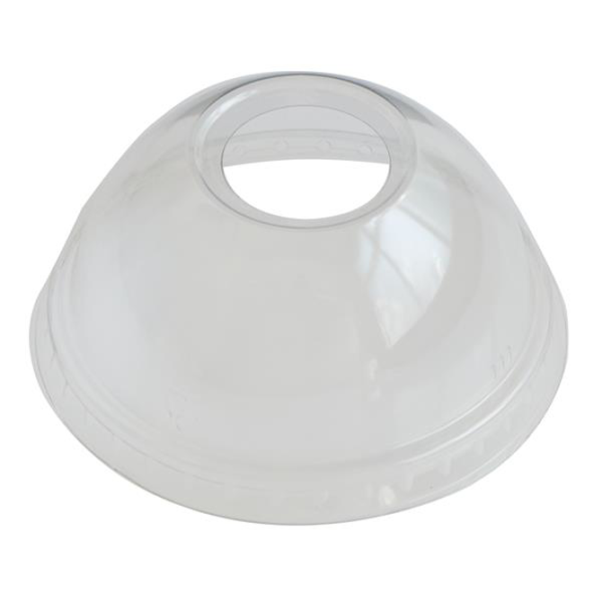Recyclable PET Dome Lid with Hole