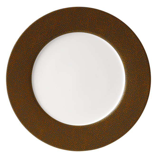 Purity Pearls Gold Rimmed Plate 12.75inch / 32cm