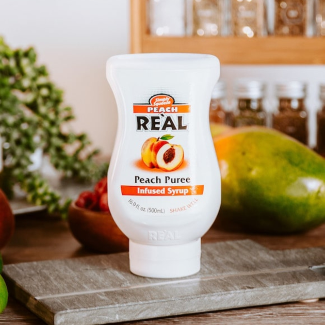 Reàl Peach Puree Infused Syrup 50cl