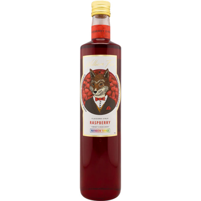 William Fox Premium Rainbow Range Raspberry Syrup 75cl