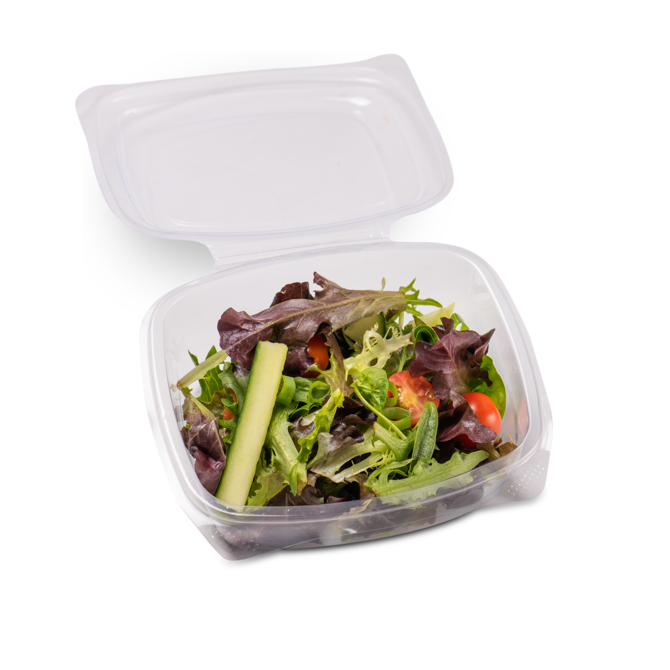PLA Hinged Deli Container 8oz / 230ml PLA Hinged Deli Container 8oz / 230ml