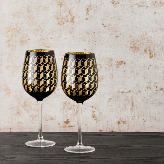 Cubic Wine Glasses 17.6oz / 500ml