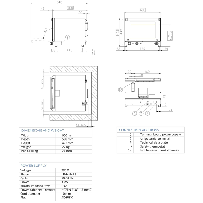 Spidocook Caldobake Large SF023L4 Convection Oven